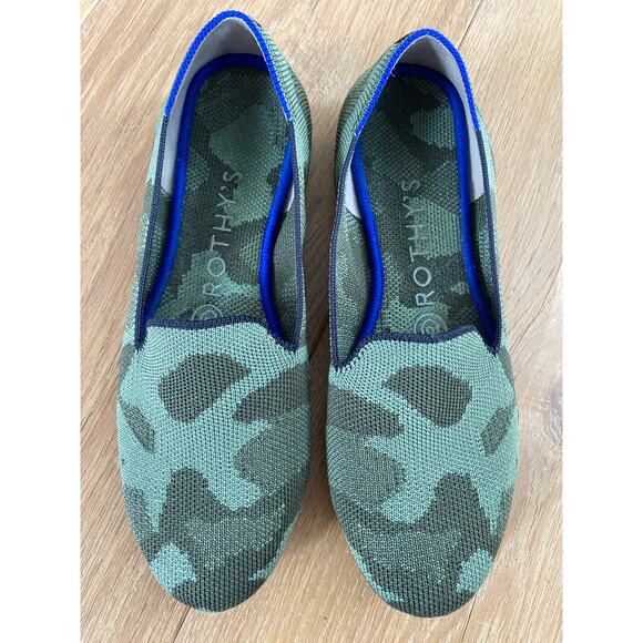 Rothy's | Shoes | Rothys Camo Almond Loafer Euc 65 | Poshmark